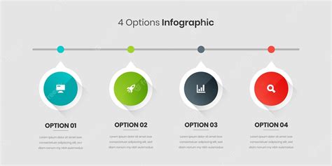 Premium Vector Business Timeline Infographic Presentation With Gradient Color Circle Label 4