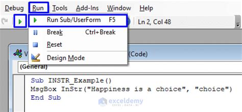 How To Find String With Vba In Excel Examples Exceldemy