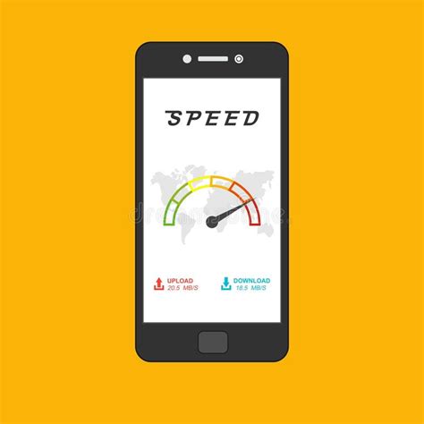 Website Speed Loading Time Web Browser With Speedometer Test Showing Fast Good Page Loading
