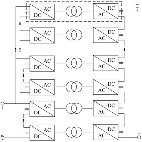 Topology Of Multi Module Series Parallel Dab Dc Transformer Download Scientific Diagram