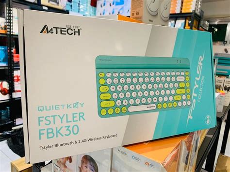 A4tech Fstyler Fbk30 Bluetooth And 2 4g Wireless Keyboard Avocado Computers And Tech Parts