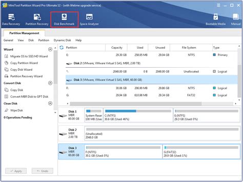 how to measure disk performance minitool partition wizard