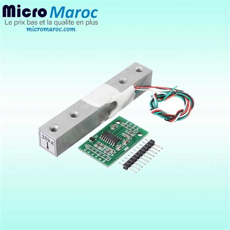 Capteur De Pesage Poids Force Hx711 Avec Cellule Mesure Précise Pour