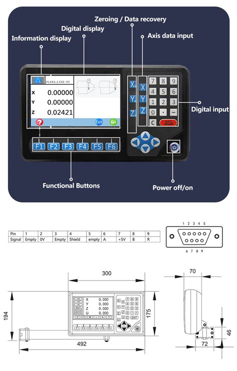 2 Axis For Milling Machine Lathe Machine With Magnetic Scale Dro Digital Linear Scale Digital