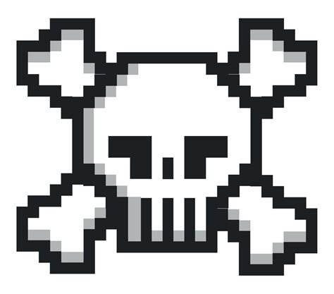 Pixel Skull Icon 10426616 Vector Art At Vecteezy