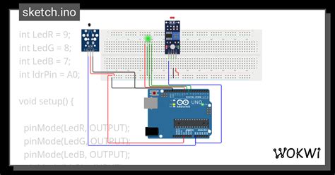 project rgb and temperature wokwi esp32 stm32 arduino simulator