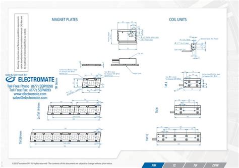 Tecnotion Iron Core And Ironless Linear Motor Series Ppt