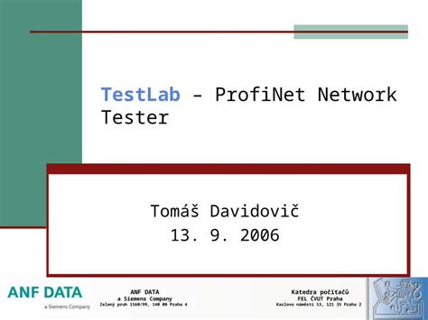 Ppt Testlab Profinet Network Tester Dokumentips