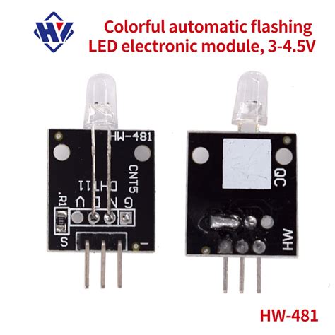 10pcs Seven Color Led Automatic Flash Blinking Module For Arduno