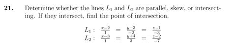 Solved Determine Whether The Lines L1 ﻿and L2 ﻿are Parallel