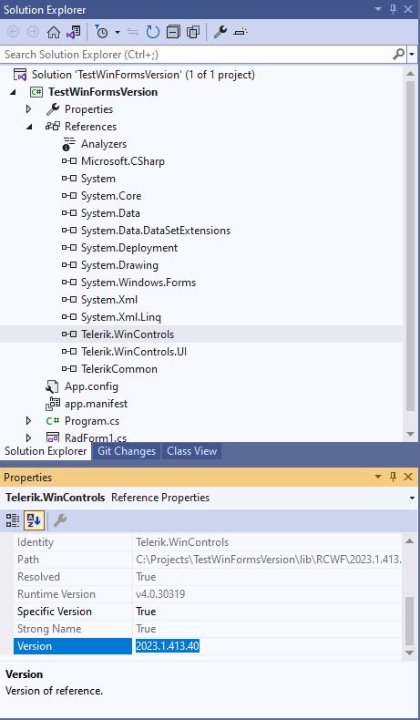 Toolbox Error In A Net Framework Project Telerik Ui For Winforms