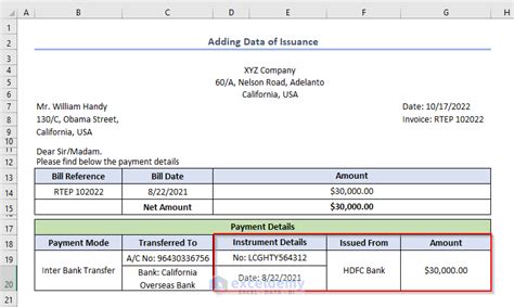 Remittance Advice Template Excel