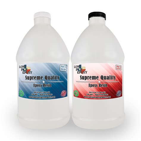 2 Part Epoxy Resin 1 Gallon Kit Clear Resin Crafts Art Coating Self Leveling Easy To Use