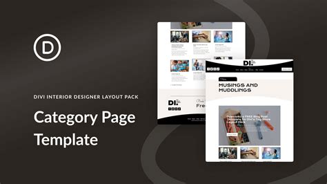 Download A Free Category Page Template For Divis Interior Designer