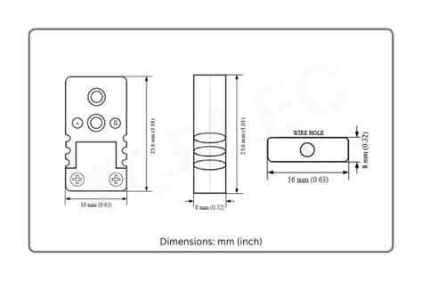 Miniature K Type Thermocouple Connector Socket Tcelec Tcelec