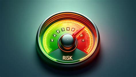 Premium Photo Risk Meter Indicating High Levels Of Danger In Vibrant