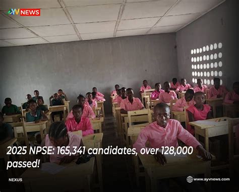 2025 Npse 165 341 Candidates Over 128 000 Passes Ayv Media Empire Sierra Leone London