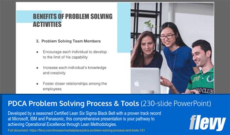 Pdca Problem Solving Process And Tools Ppt Slide Deck
