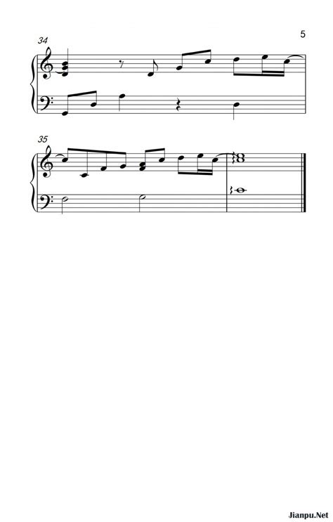 《爱很简单》简谱弹吧音教 歌谱 钢琴谱吉他谱 简谱之家