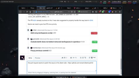 Xworkspaces Module Creates Floating Point Exception On 2bwm · Issue 1462 · Polybarpolybar · Github