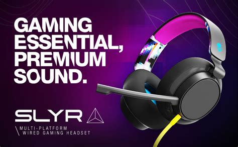 Skullcandy Slyr Multi Platform Wired Gaming Headset Black