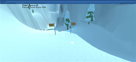 Downhill Snow Skiing Game In Unity Engine With Source Code Source