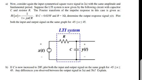 Solved A Now Consider Again The Input Symmetrical Square