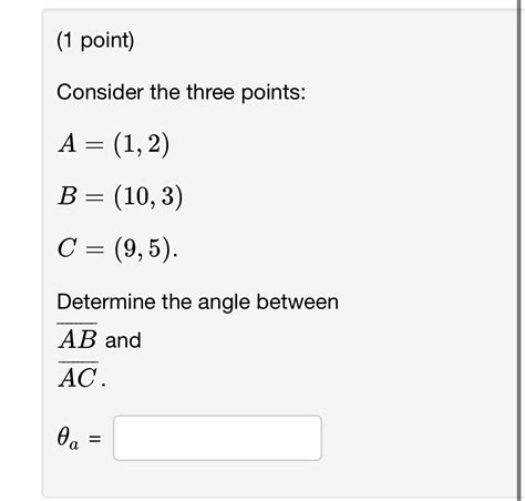solved 1 ﻿point consider the three
