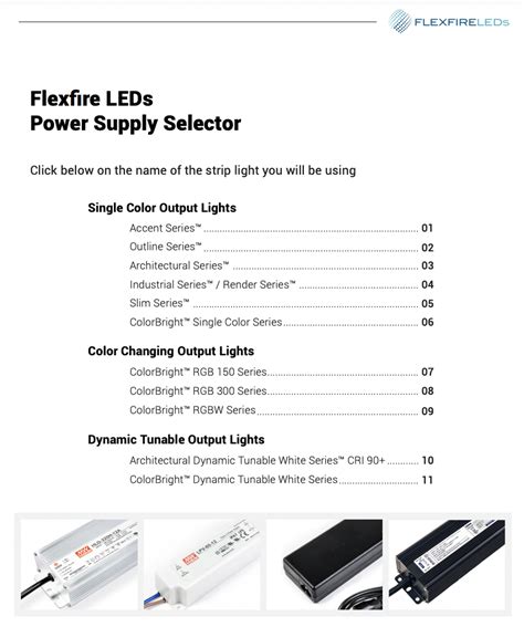 How To Pick A Power Supply For My Led Strips Flexfire Leds