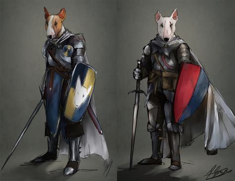 Dog Knight Armor Artstation Dog Knight