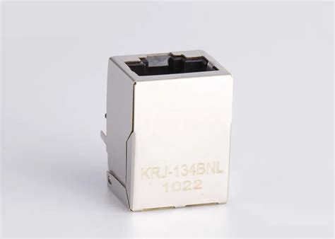 Single Port Female Rj45 Ethernet Connector Jack With Isolation Filter