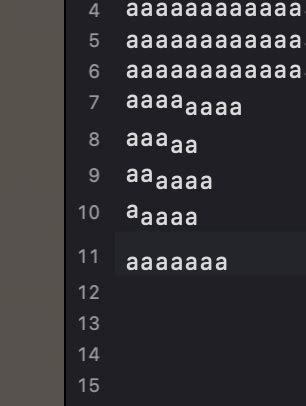 Text Gets Misaligned As It Is Typed Issue 151 CodeEditApp CodeEditSourceEditor GitHub