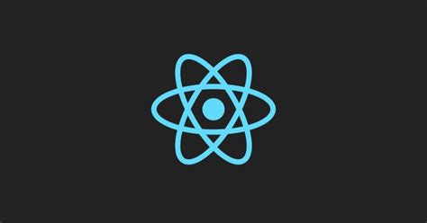 React Native Logo On Black Background