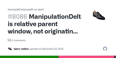 ManipulationDeltaRoutedEventArgs Position Is Relative Parent Window