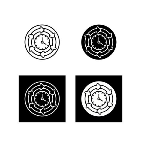 Processing Time Vector Icon 28028623 Vector Art At Vecteezy