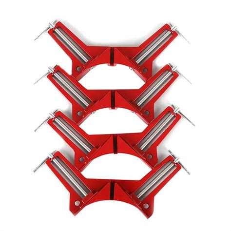 4pcs 90 Degree Right Angle Clip Angle Frame Corner Clamp Fixed Woodworking Frame Clamp For Glass