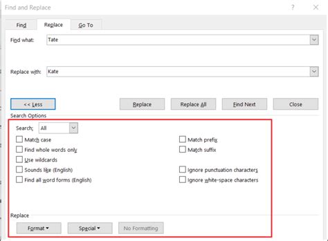 How To Find And Replace Text In Microsoft Word