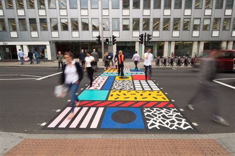 Camille Walala Creates Multicoloured Pedestrian Crossing For London Street