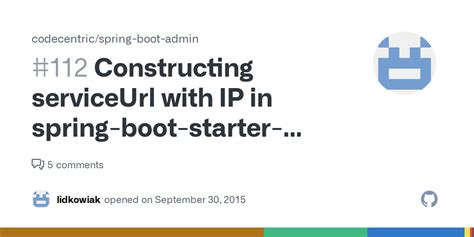 Constructing Serviceurl With Ip In Spring Boot Starter Admin Client
