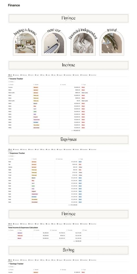 aesthetic notion planner template 2025 daily digital planner for notion