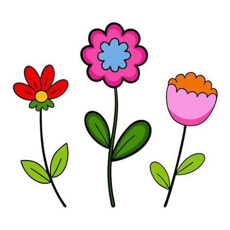 Page 2 Cartoon Flower Drawing Images Free Download On Freepik