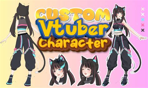 Create A Unique 2d Vtuber Avatar Or Redesign Your Existing Model With