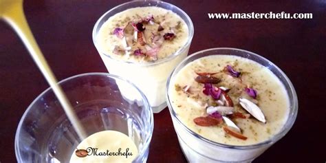 How To Make Makhaniya Lassi ~ Masterchefu