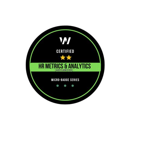 Hr Metrics And Analytics Advanced Certification Credly
