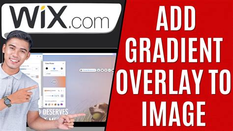 how to add a gradient overlay to image on wix [quick guide] youtube