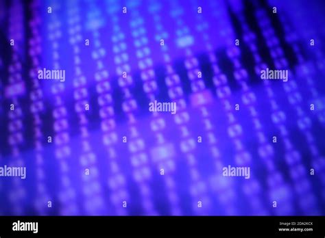 Illustration Of Blurry Cool Looking Code Numbers Copy Space Stock