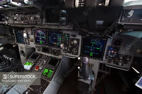 Interior Cockpit View Of The Boeing Formerly Mcdonnell Douglas C 17