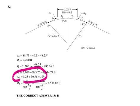 Compound Curve Problem R Pe Exam