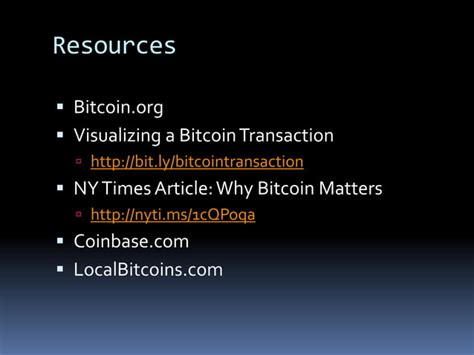 Bitcoin Overview In 20 Slides Pptx