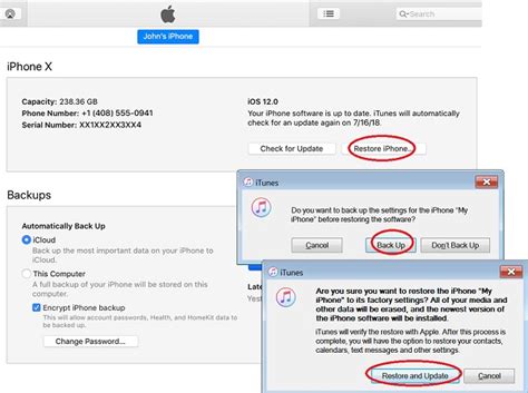 Iphone Factory Settings With Itunes On Windows